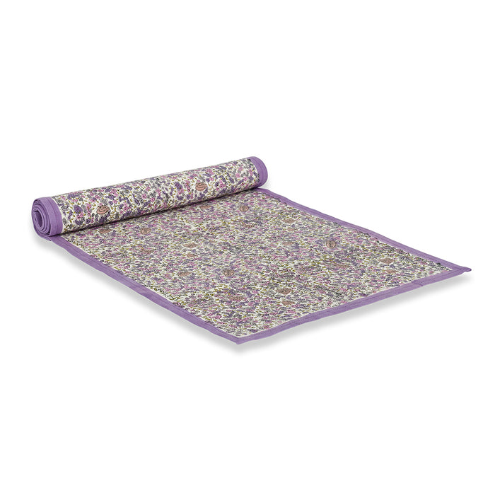 Lavender Runner- French Linen Runner by Bruno Lamy