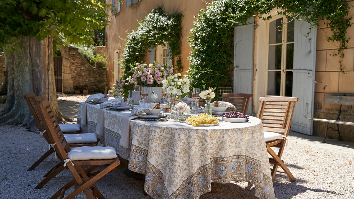 Handmade French Tablecloths, Dining & Tablecloths - Couleur Nature