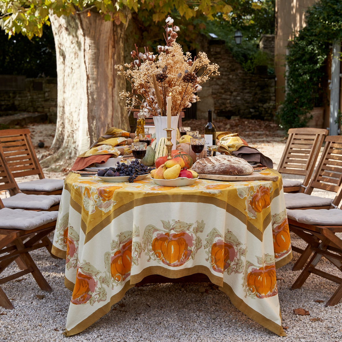 Handmade French Tablecloths, Dining & Tablecloths - Couleur Nature